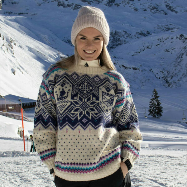 Dolomitt genser – Gratis strikkeoppskrifter